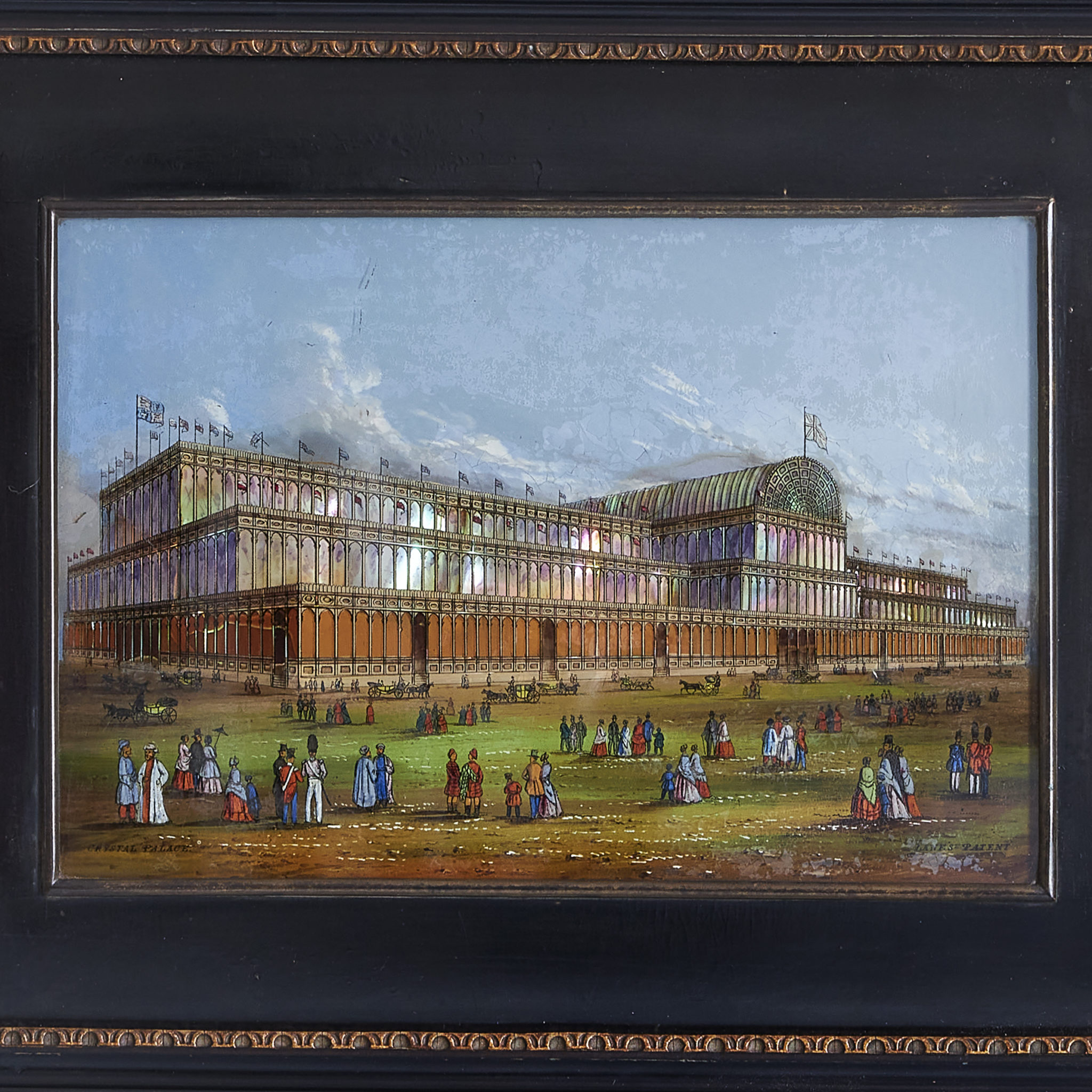 Very rare, early Victorian depiction of The Crystal Palace, Great ...