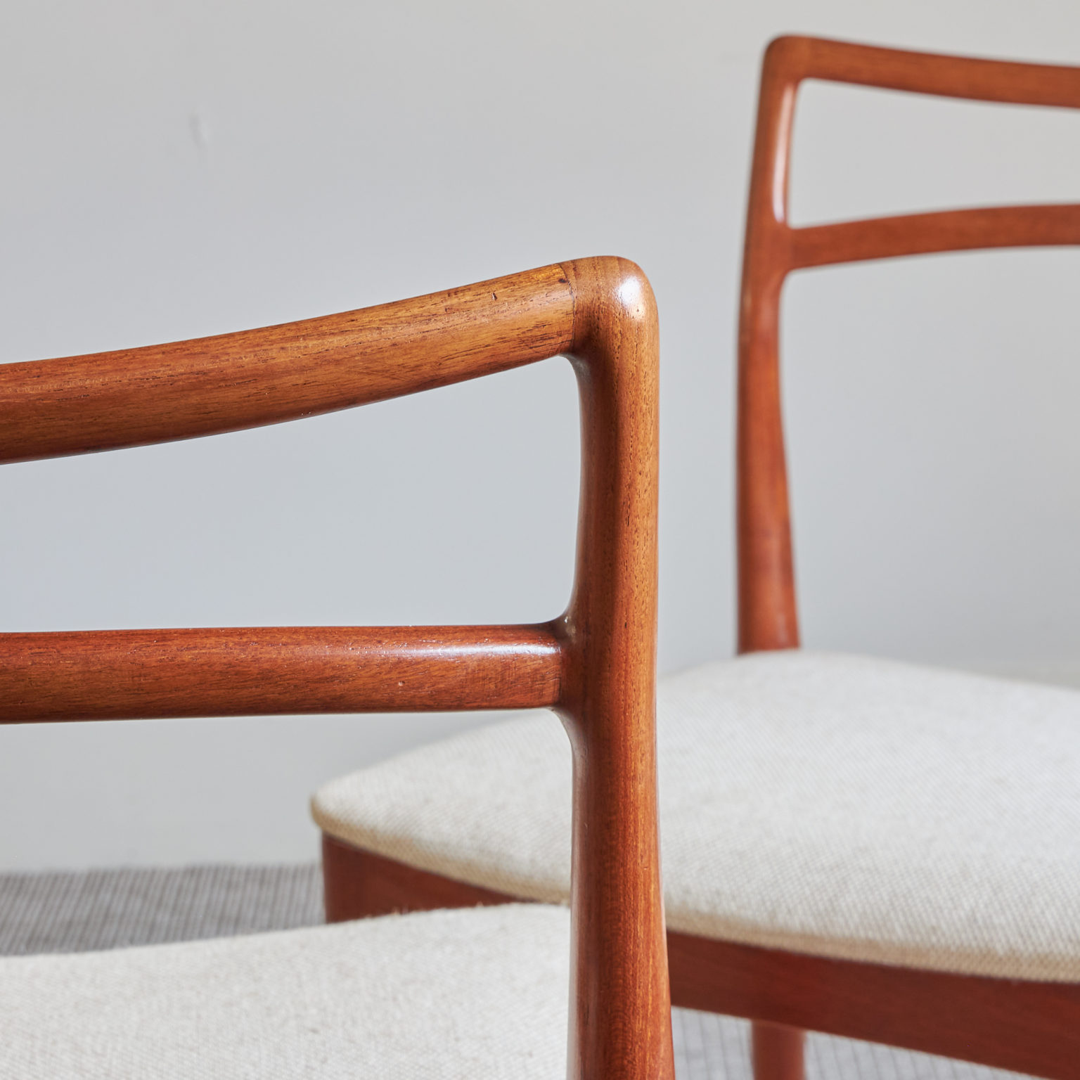 Set of six Danish ‘Model 94’ teak dining chairs, designed by Johannes ...